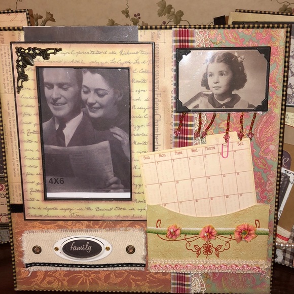 Accents | Set Of 3 Gorgeous Scrapbook Style Photo Frames | Poshmark